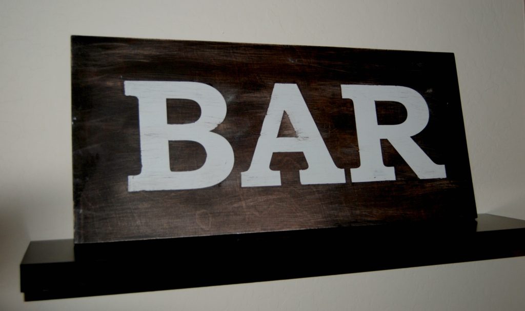 Turn an Unused Space into a Home Bar - Sweet Shoppe Mom | Phoenix ...